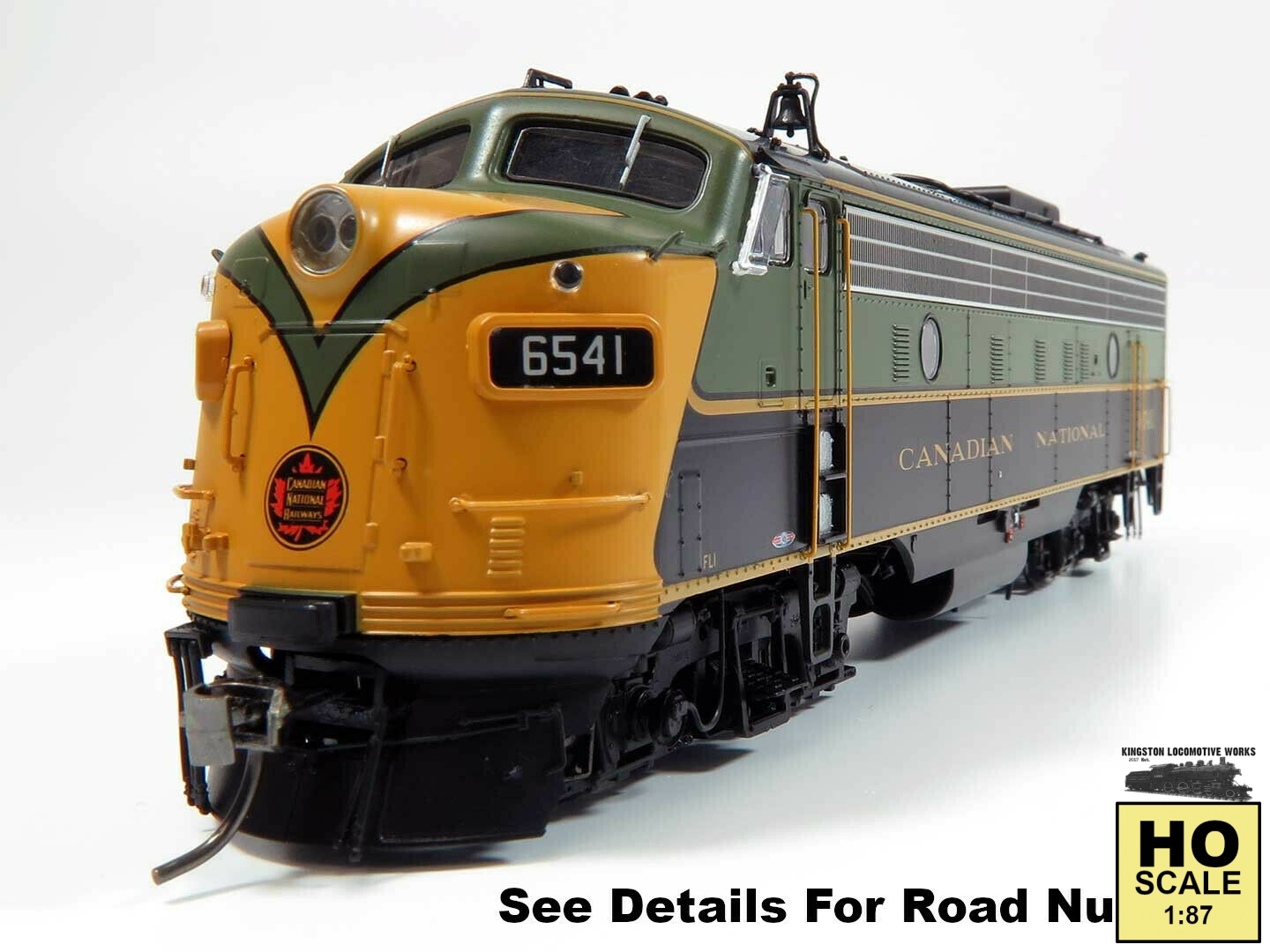 Rapido 220571 HO FP9A - Canadian National / CN 1954 Green/Gold #6535 ...