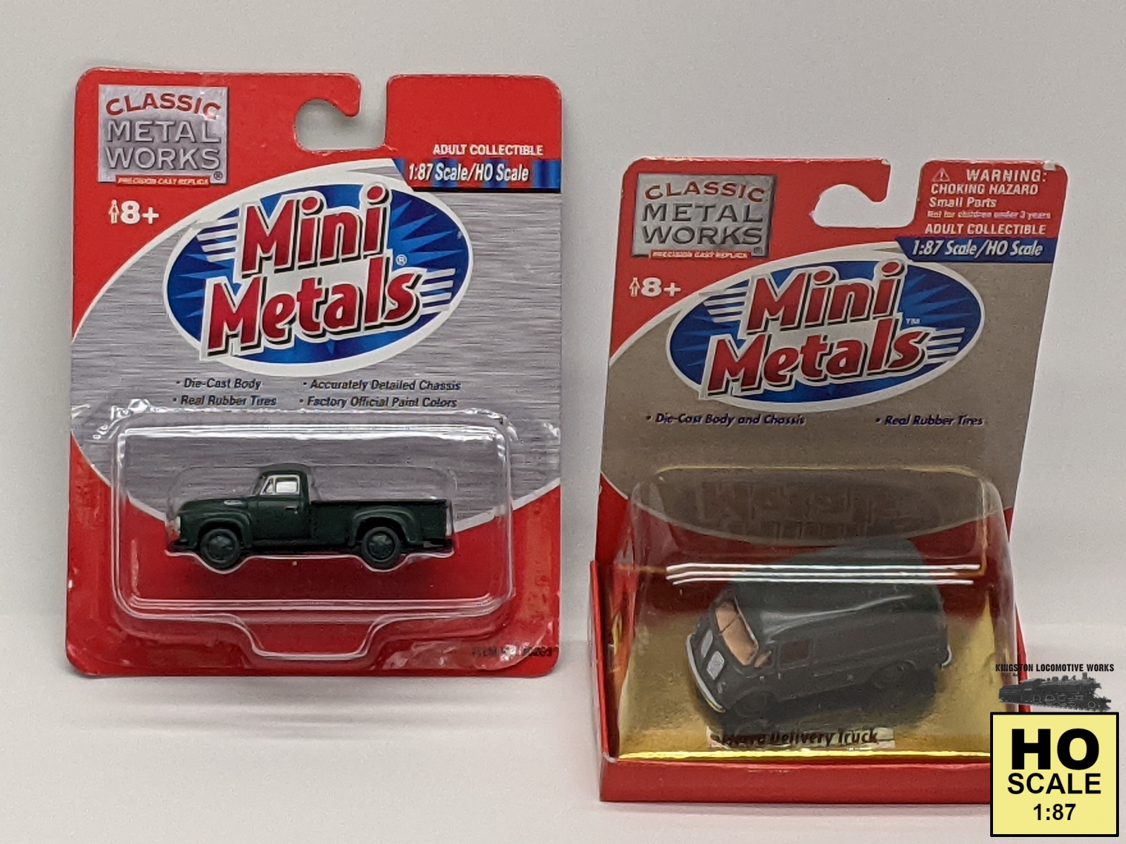 (Lot of 2) CMW Mini Metals 30203 / 30119 HO F-350 Pickup Green & IH ...