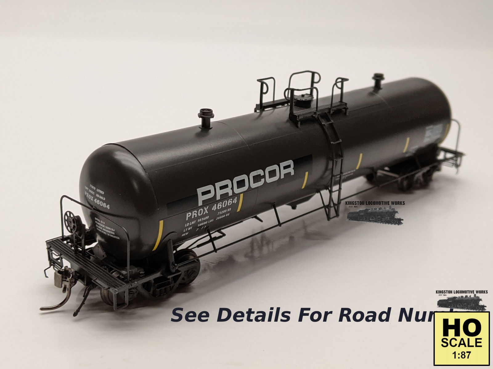 Rapido 135006-2 HO GP20 20K Tank Car - Procor Modern w/Large Logo #PROX ...