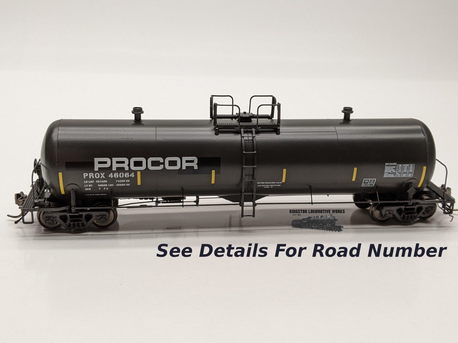 Rapido 135006-2 HO GP20 20K Tank Car - Procor Modern w/Large Logo #PROX ...