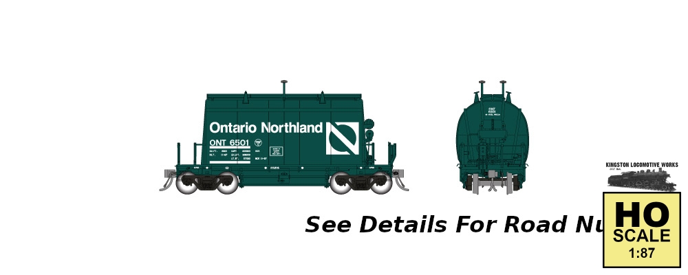 Rapido 143007-5 HO Short Barrel Ore Hopper - Ontario Northland / ONR ...