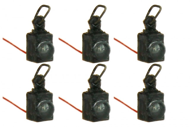 DCC Concepts DML-LLBSL Working Shunt Lamps LMS/BR (4mm Scale) Red and ...