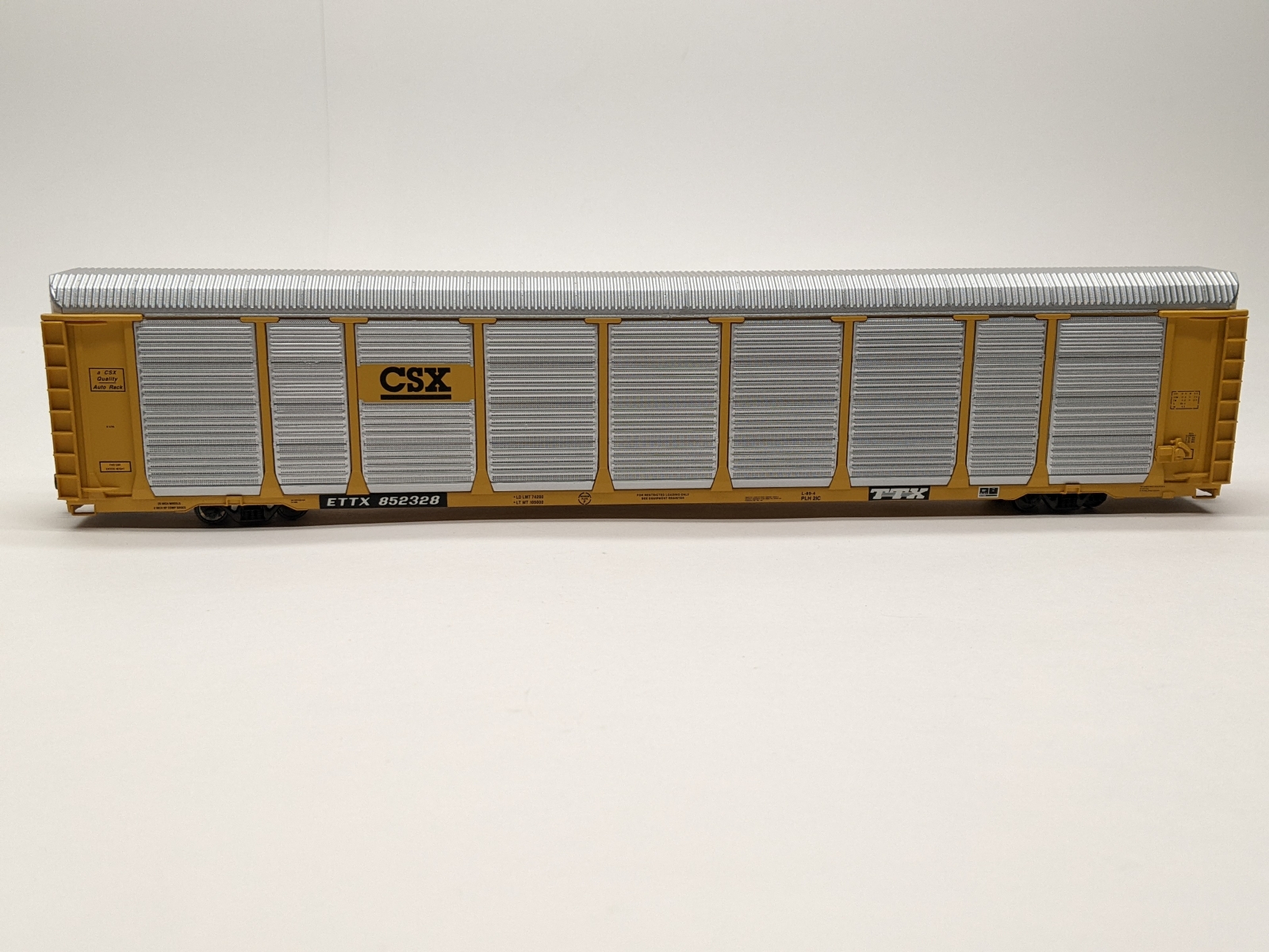 Walthers HO 89ft Auto Rack - CSX / Trailer Train TTX #ETTX 852328 For ...