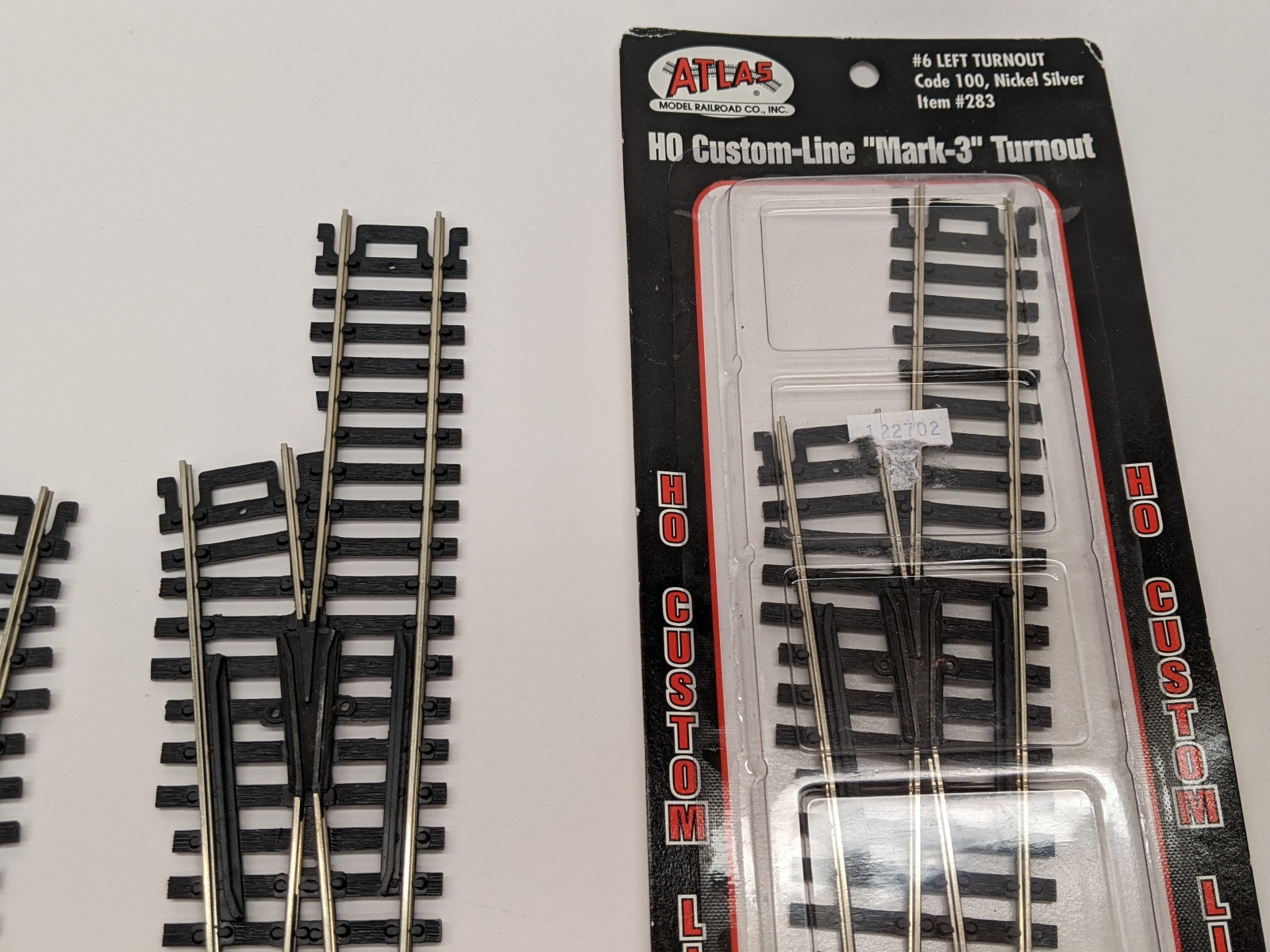 (Lot of 4) Atlas HO Code 100 #6 Custom-Line Turnouts (2x LH, 2x RH ...