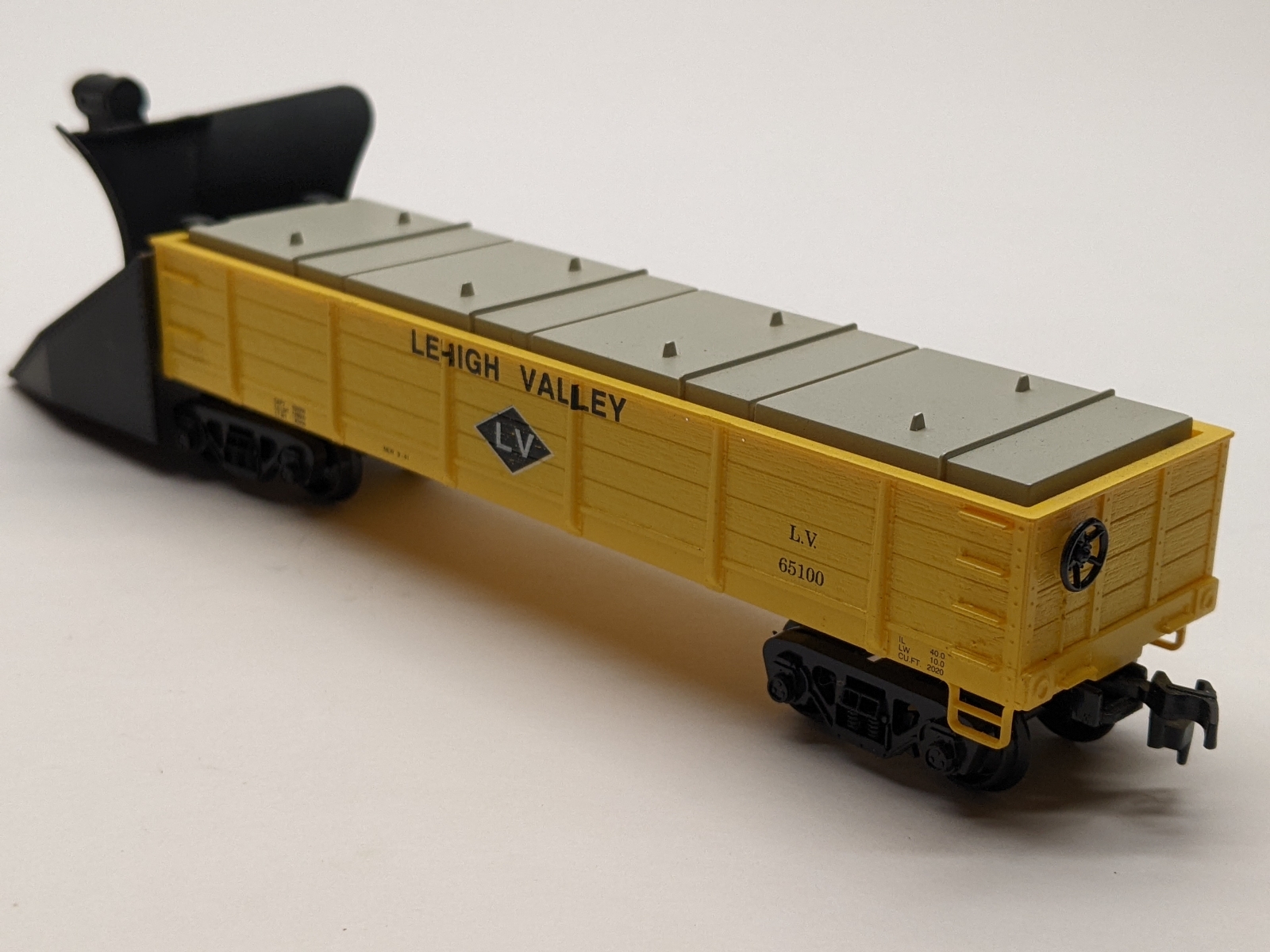 (Lot of 2) HO MOW Cars - Wedge Plow & Clearance Car - Lehigh Valley ...