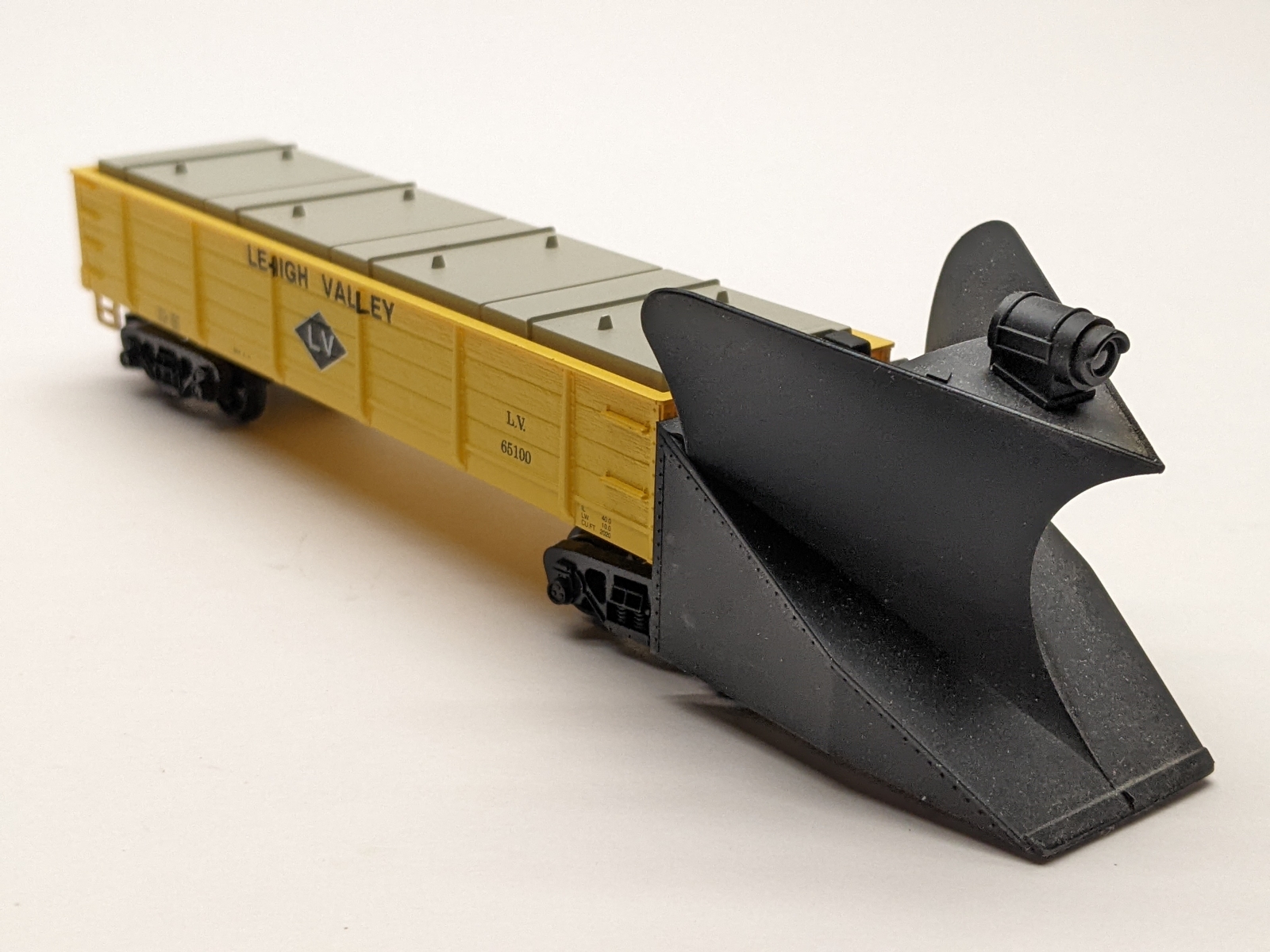 (Lot of 2) HO MOW Cars - Wedge Plow & Clearance Car - Lehigh Valley ...