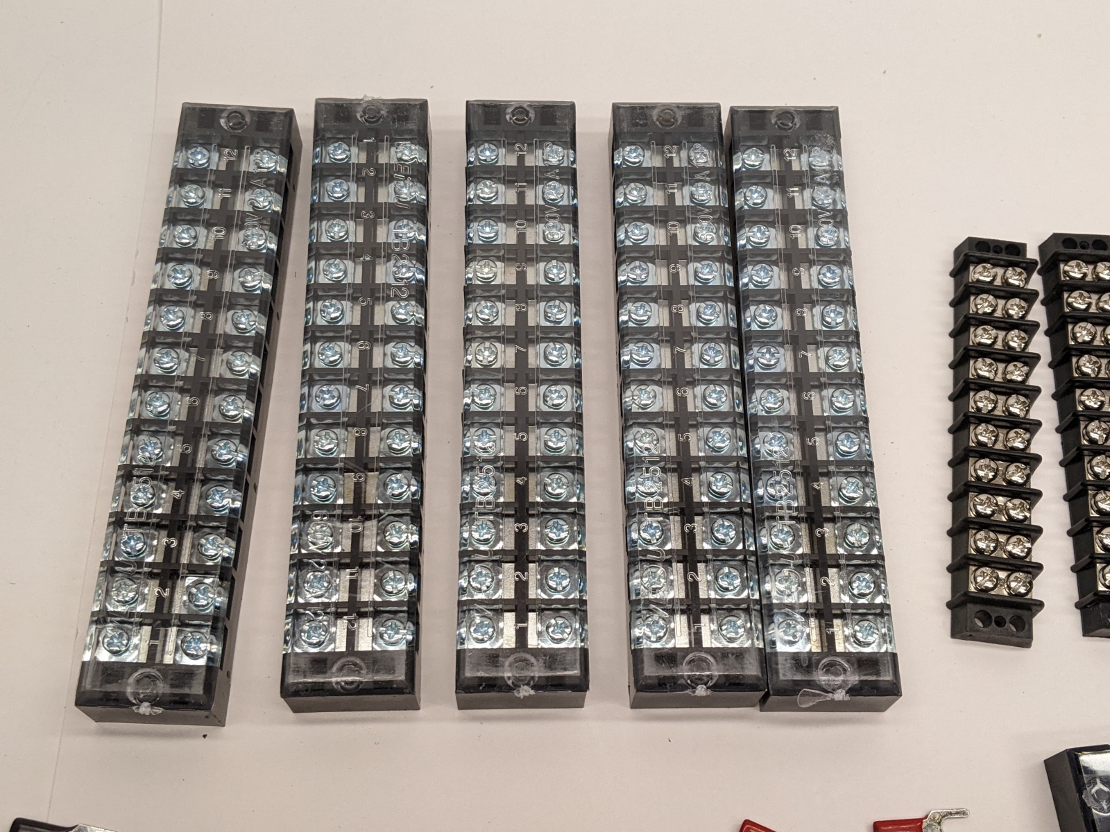 (Lot) Terminal/Distribution Blocks / Barrier Strips & Spade Connectors ...