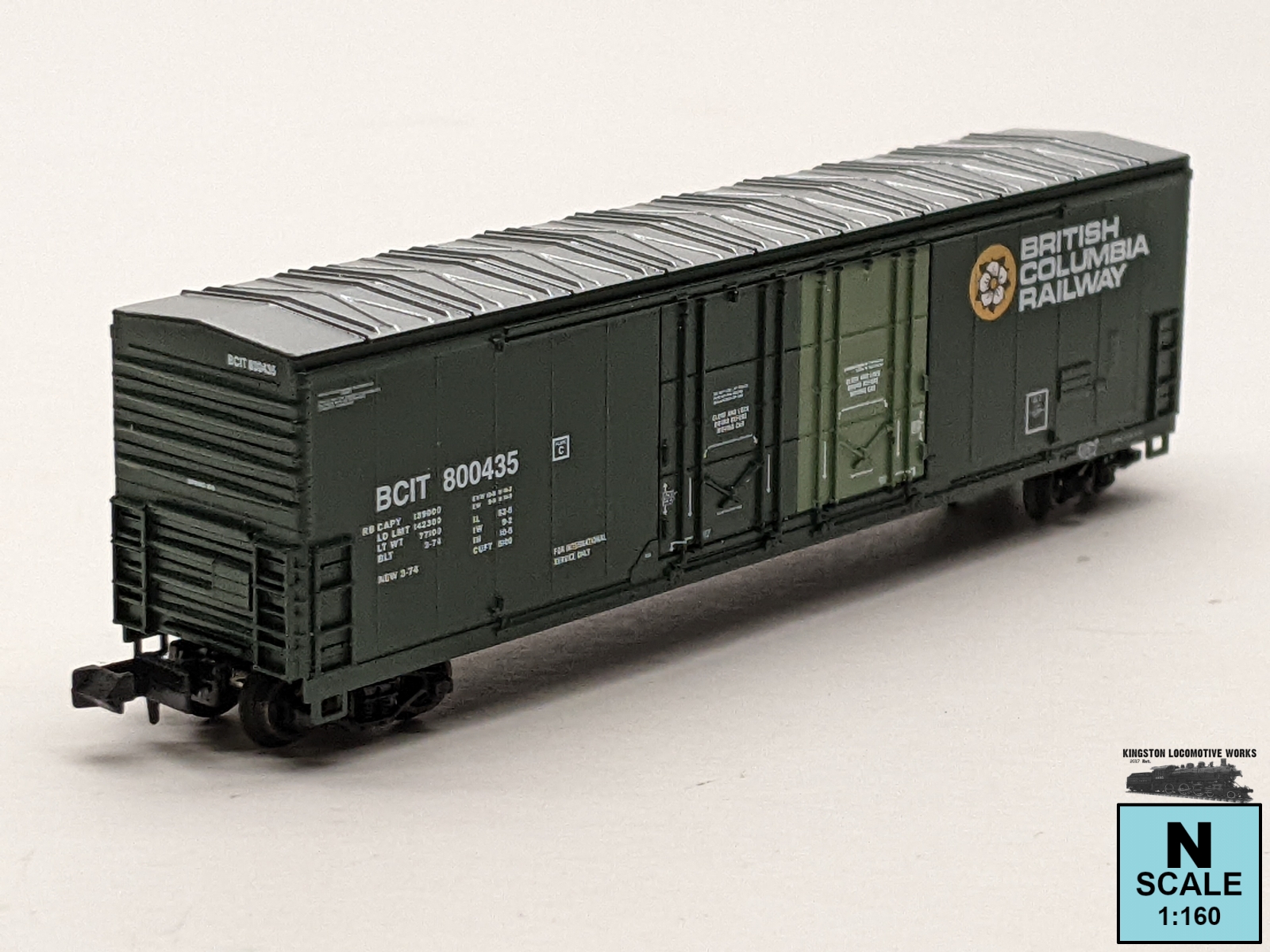 Atlas 31001 N Evans 53ft Double Plug Door Box Car - British Columbia ...
