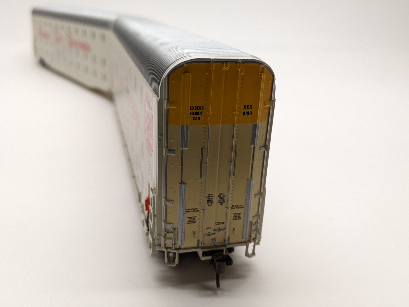 Athearn Genesis G4411 HO Articulated Auto Rack - Kansas City Southern ...