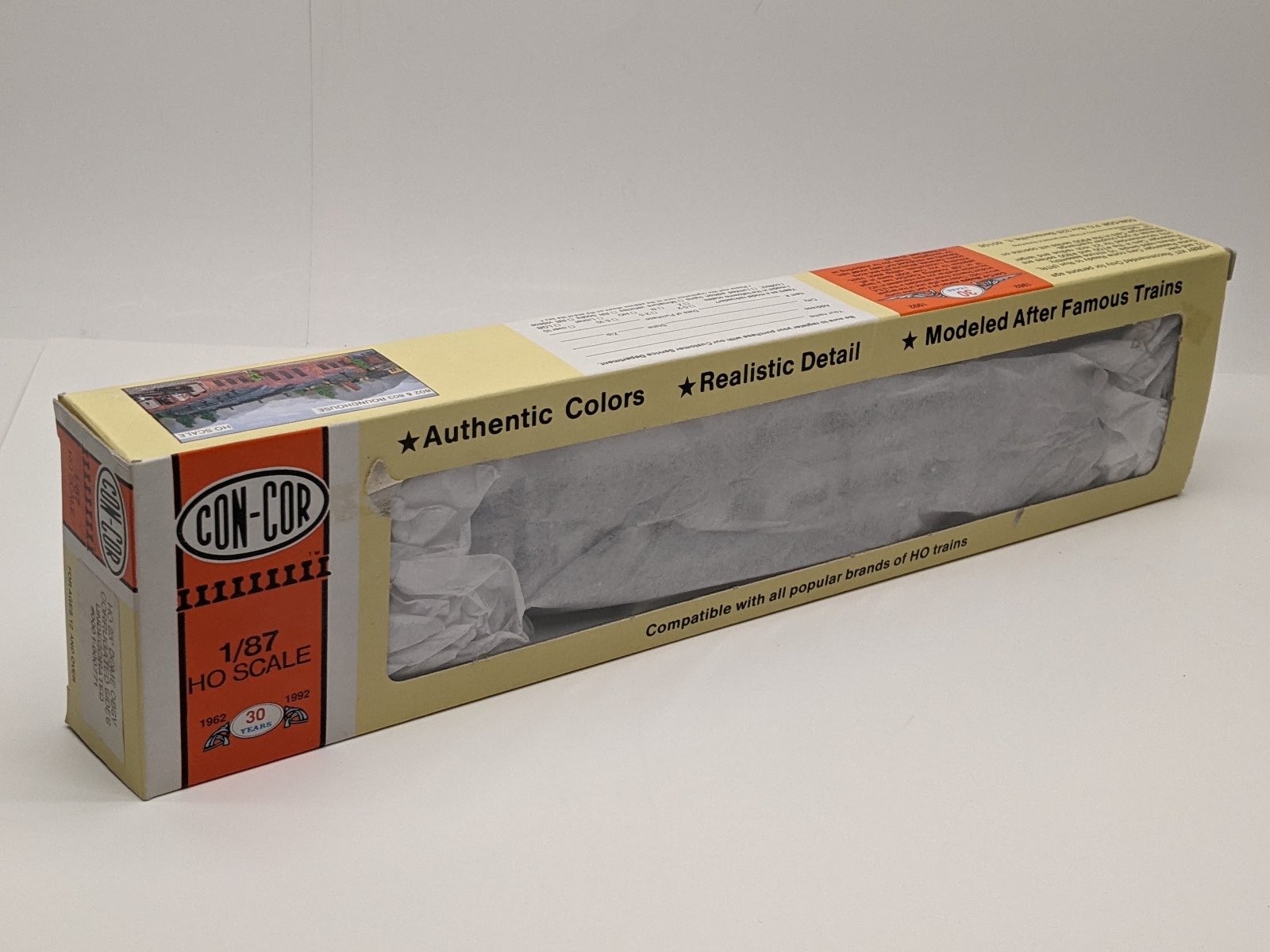 Con-Cor 0001-000771 HO 85ft Dome Observation - Painted, Undecorated For ...