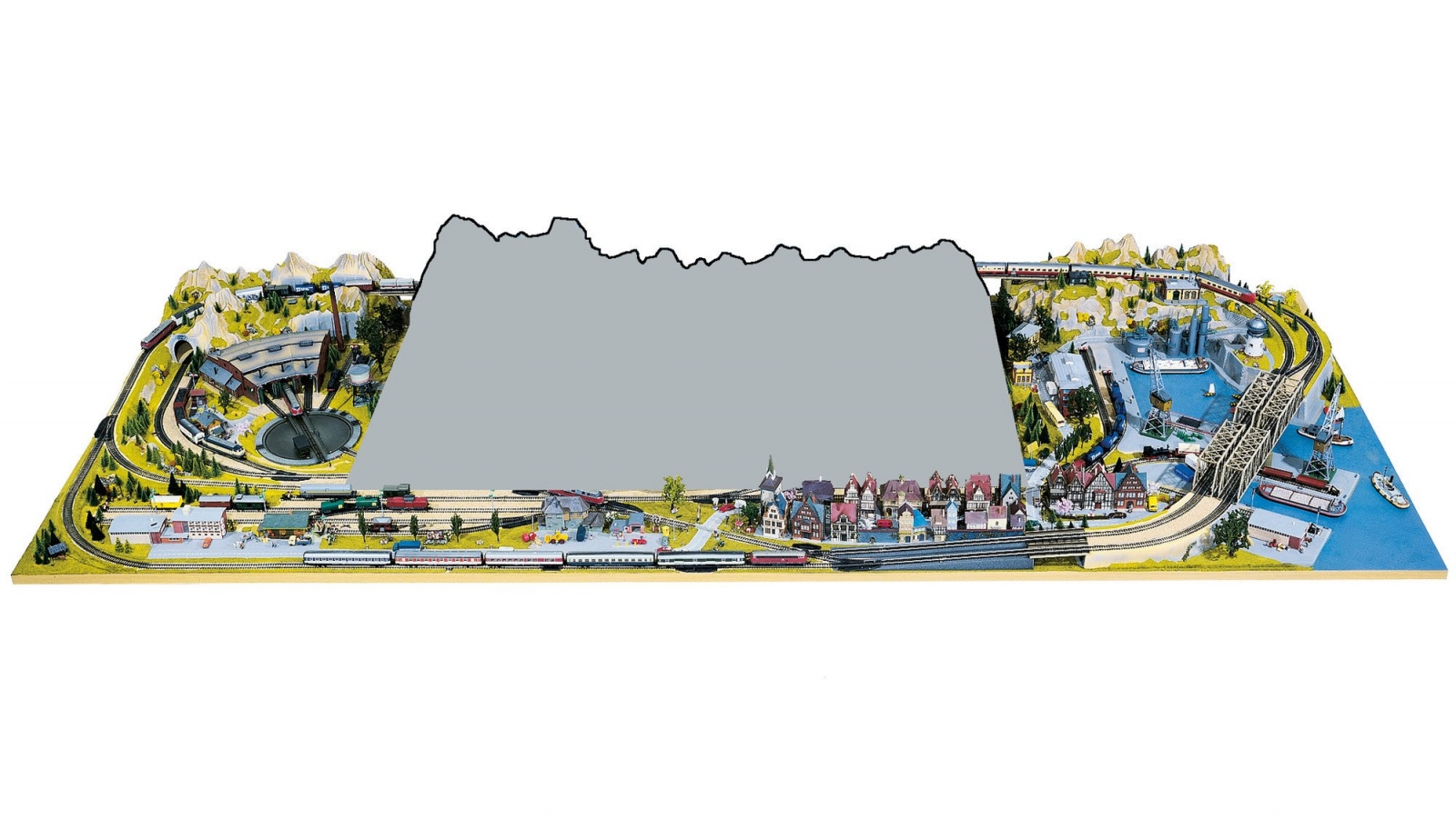 NOCH 80121 HO Left Front Extension Layout for “Turntable” Layout For ...